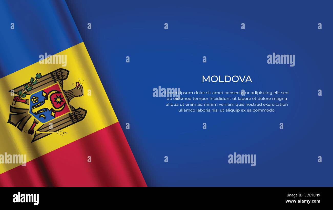 Moldova chisinau national flag Stock Vector Images - Alamy
