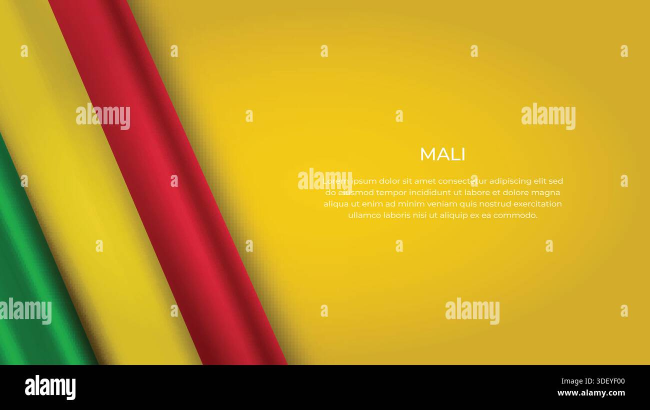 Mali official flag vector Stock Vector Images - Alamy