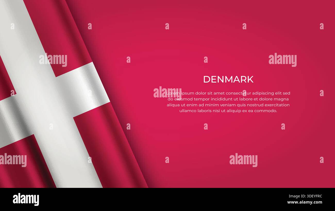 Denmark mermaid flag hi-res stock photography and images - Alamy