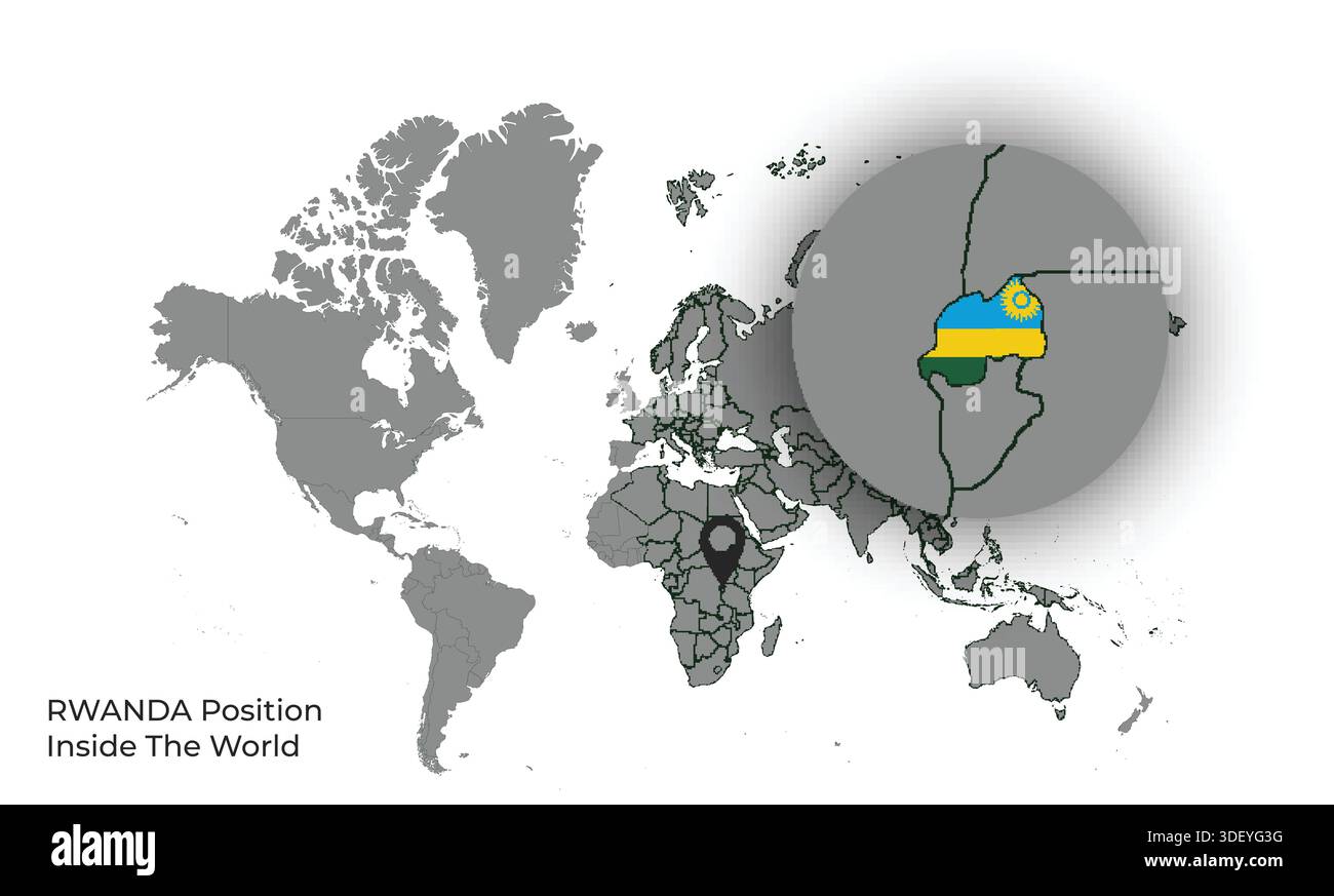 Vector rwanda flag in Cut Out Stock Images & Pictures - Alamy