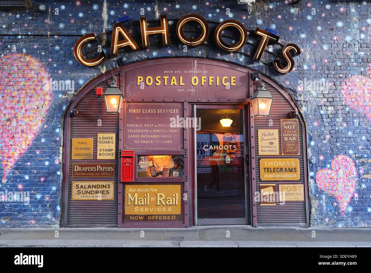Cahoots Postal Office - 1940s themed cocktail bar, delivering cocktails ...