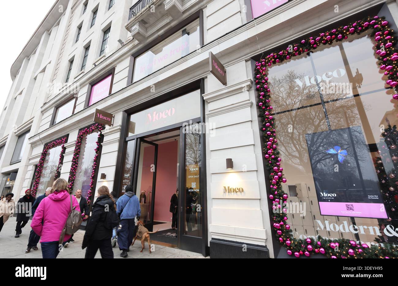 Moco Museum, independent, modern art museum at Marble Arch, London, a unique collection of 100 ...