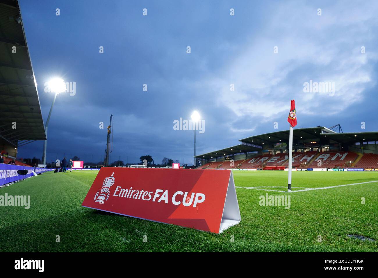 Wrexham, Wales, 9th January 2026. General view of the stadium before ...