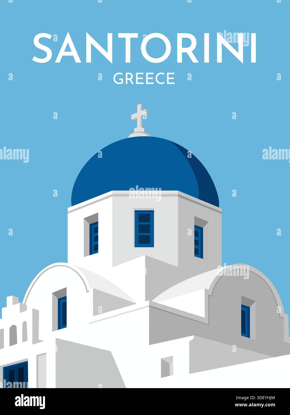 Modern athens view Stock Vector Images - Alamy