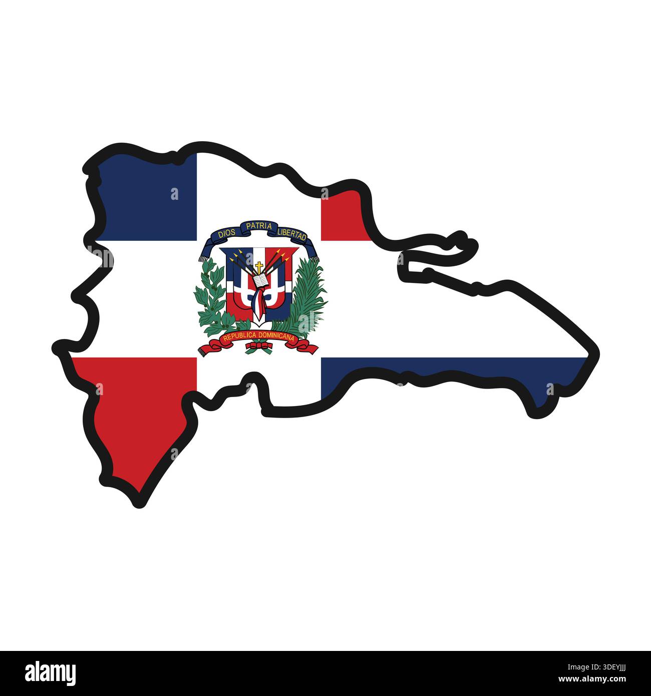 Country dominican republic in Stock Vector Images - Alamy