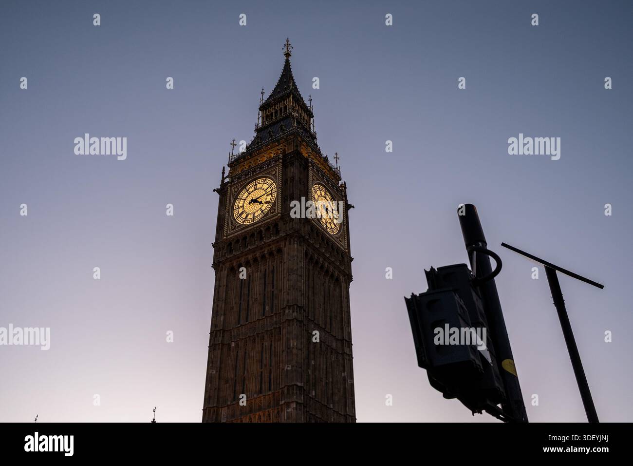 A view of Elizabeth clock tower commonly called Big Ben on January 7 ...