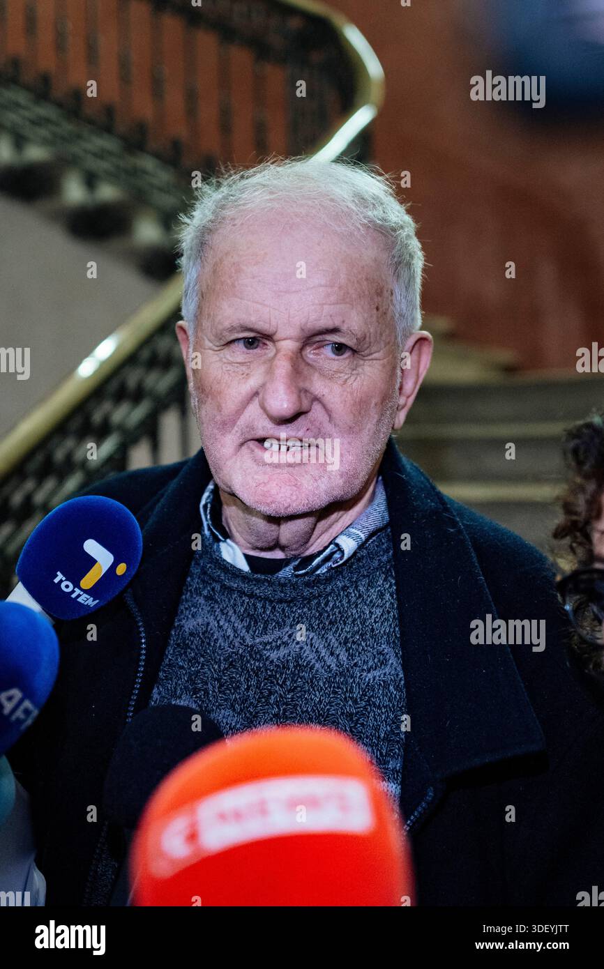 The septuagenarian being interviewed. Trial of the 70-year-old man who ...