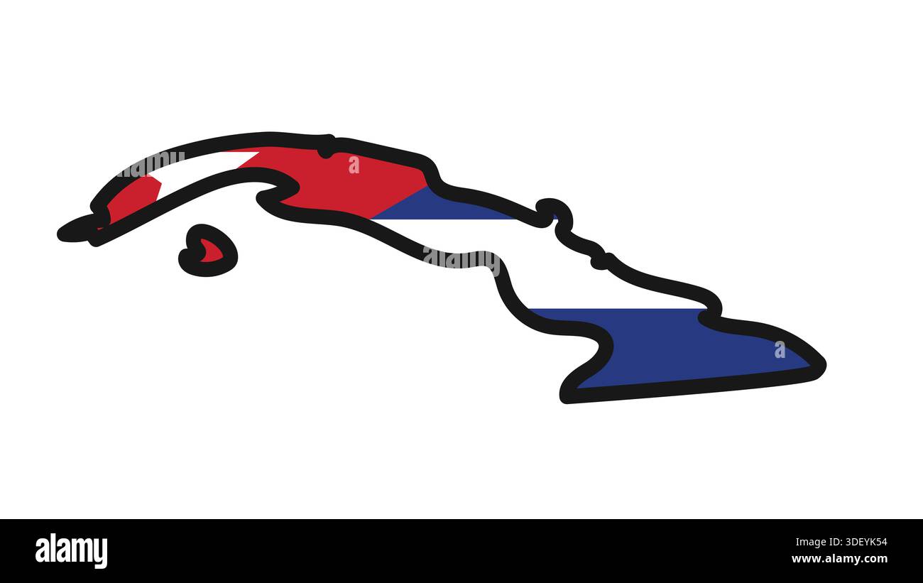 Map havana in cuba Stock Vector Images - Alamy