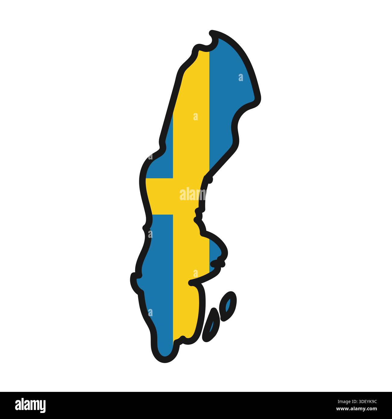 Stockholm sweden map in Cut Out Stock Images & Pictures - Alamy