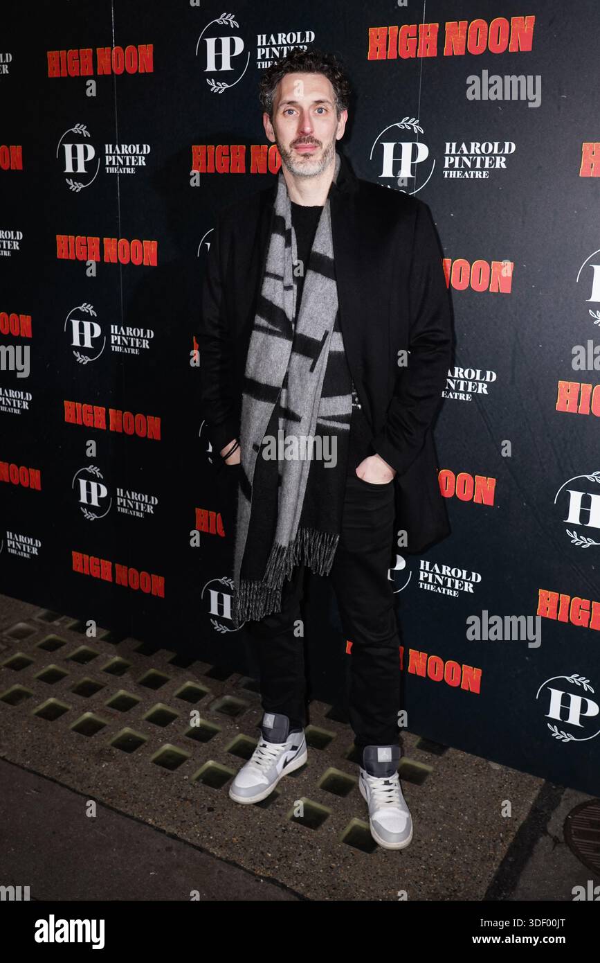 Blake Harrison attends High Noon at the Harold Pinter Theatre, London ...
