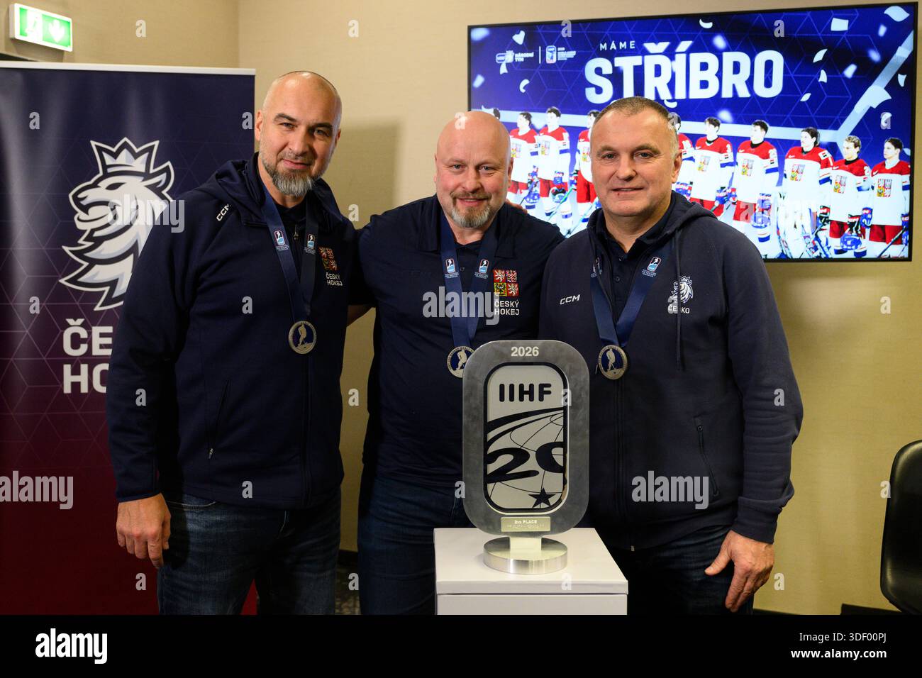 Prague, Czech Republic. 09th Jan, 2026. Head coach Patrik Augusta ...
