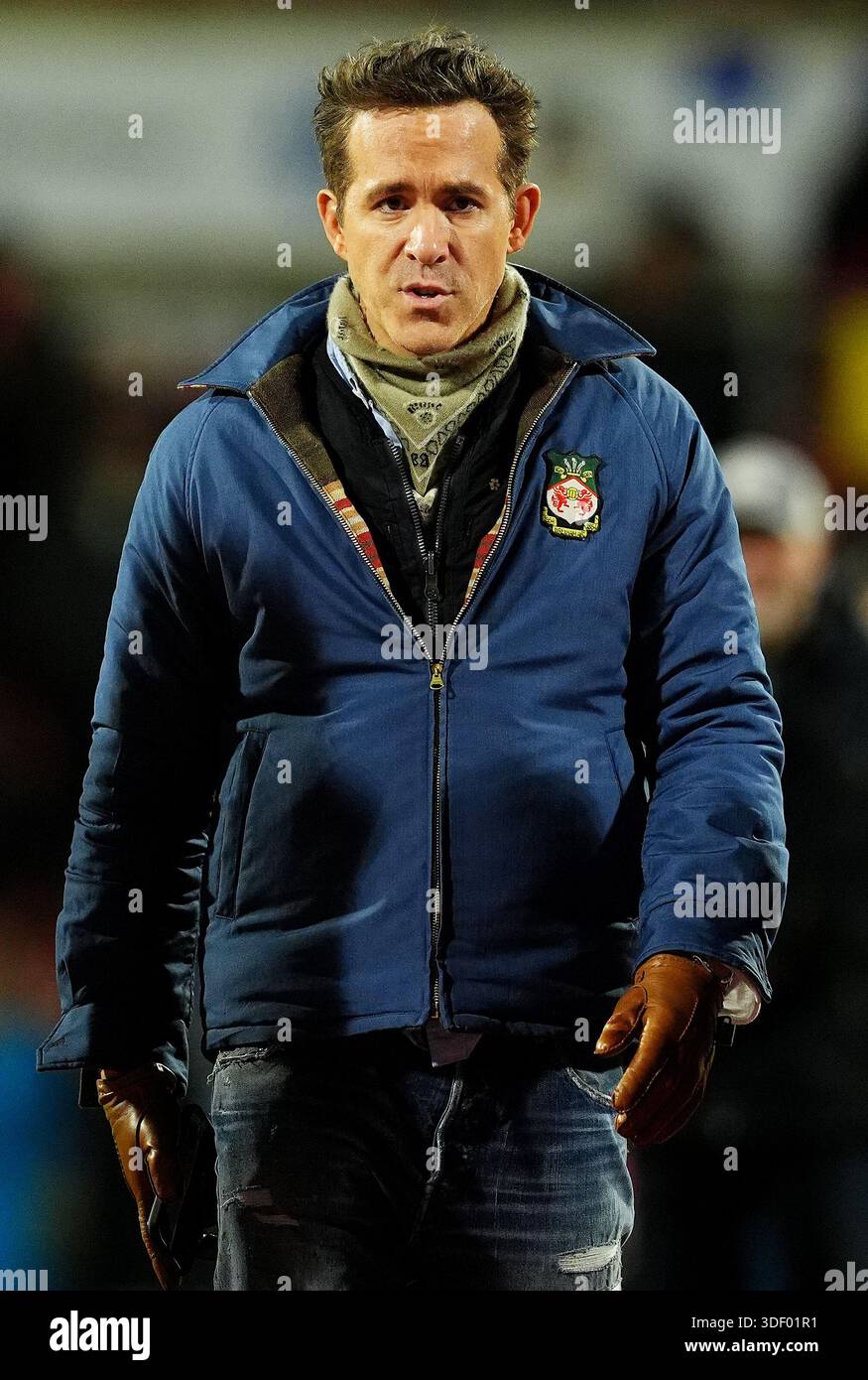 Wrexham co-owner Ryan Reynolds ahead of the Emirates FA Cup third round ...