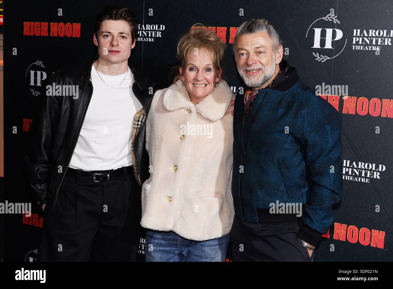 Louis Serkis-Ashbourne, Lorraine Ashbourne and Andy Serkis attend High ...