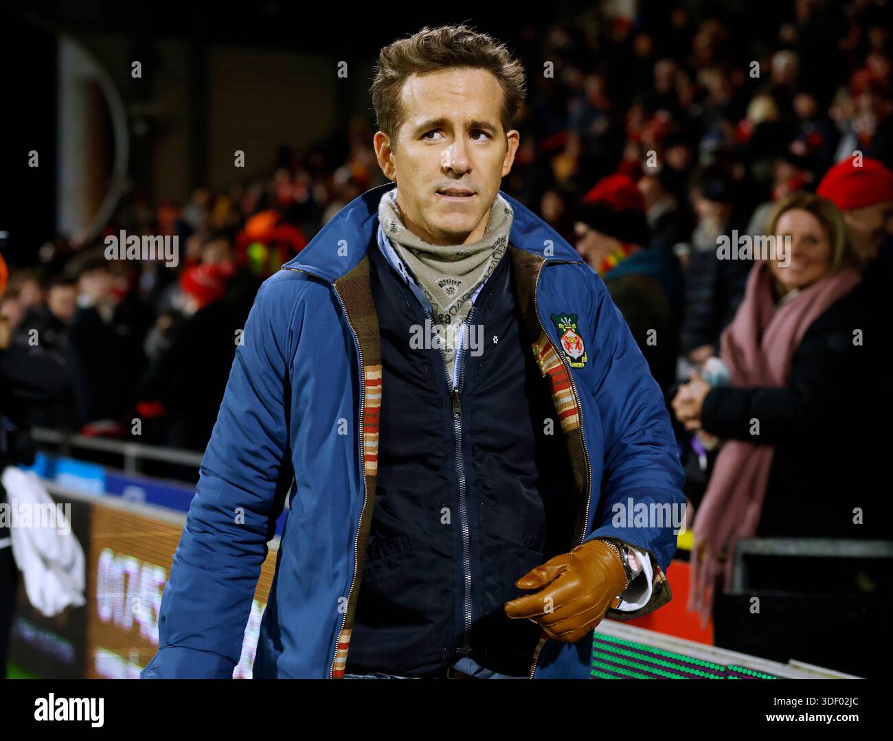 Wrexham, Wales, 9th January 2026. Wrexham Co-Owner Ryan Reynolds ...
