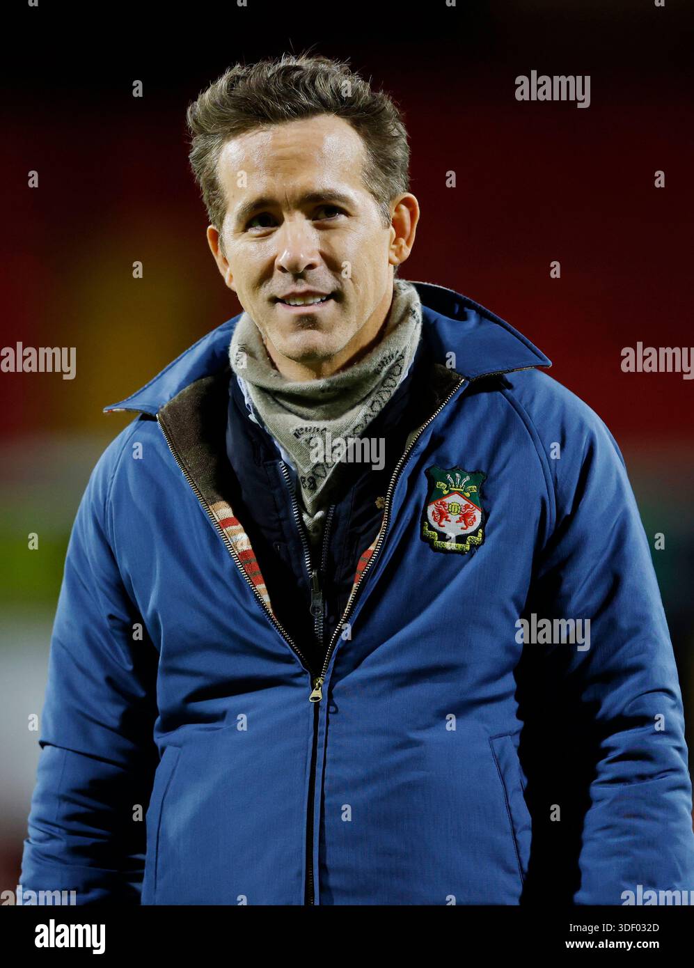 Wrexham, Wales, 9th January 2026. Wrexham Co-Owner Ryan Reynolds ...