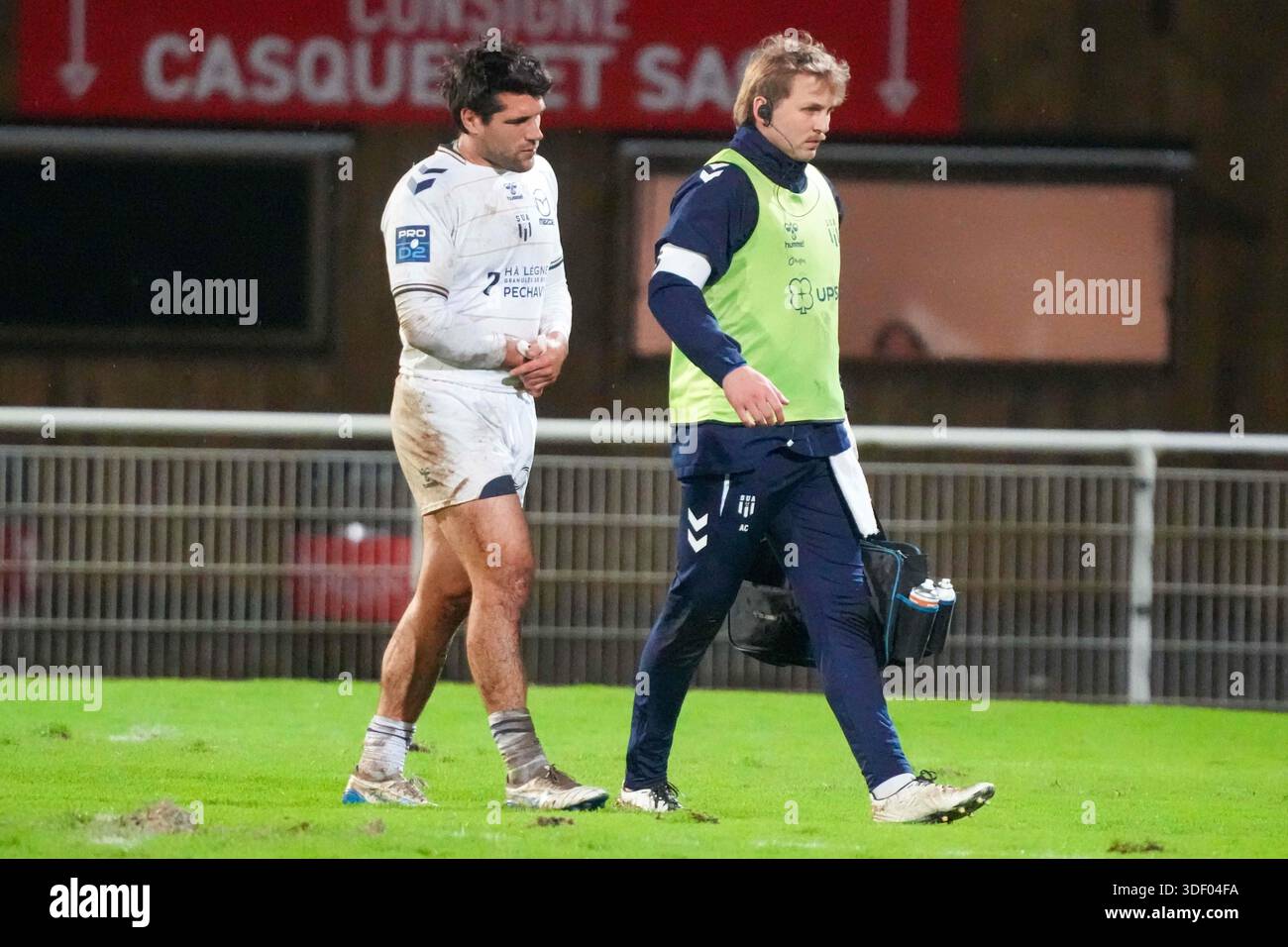 Peyo MEUSCARDITZ of SU AGEN during the Pro D2 match between Dax and ...
