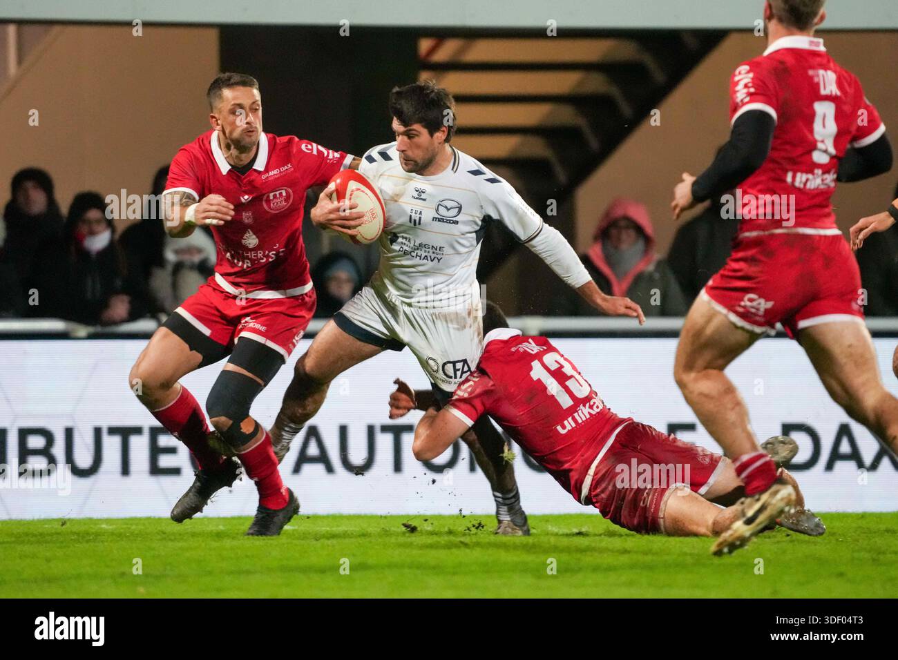 Peyo MEUSCARDITZ of SU AGEN during the Pro D2 match between Dax and ...