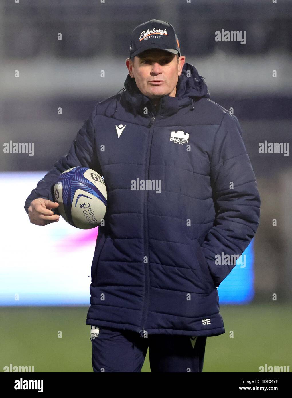 Edinburgh head coach Sean Everitt ahead of the Investec Champions Cup ...