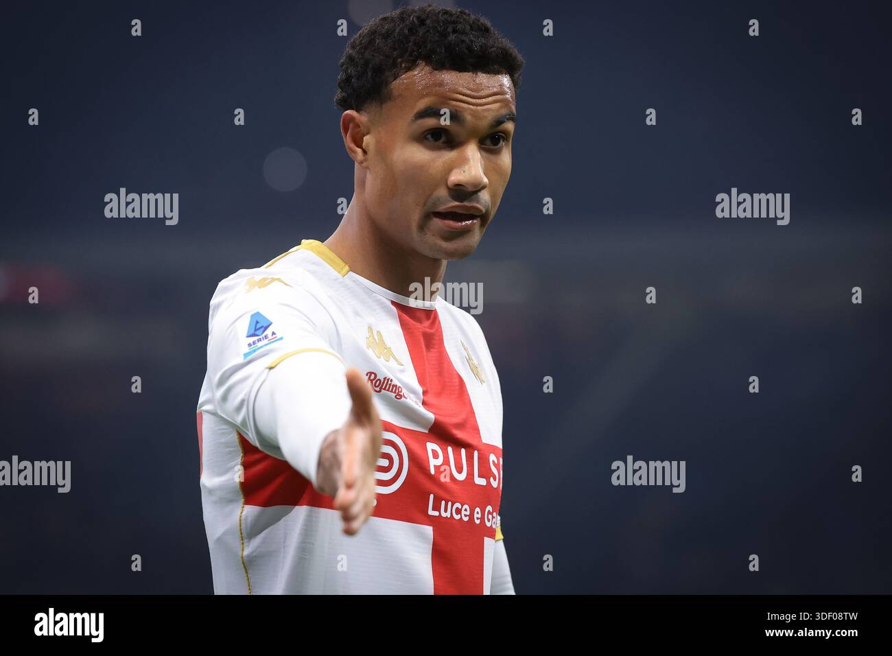 Milan, Italy, 8th January 2026. Alessandro Marcandalli of Genoa CFC ...