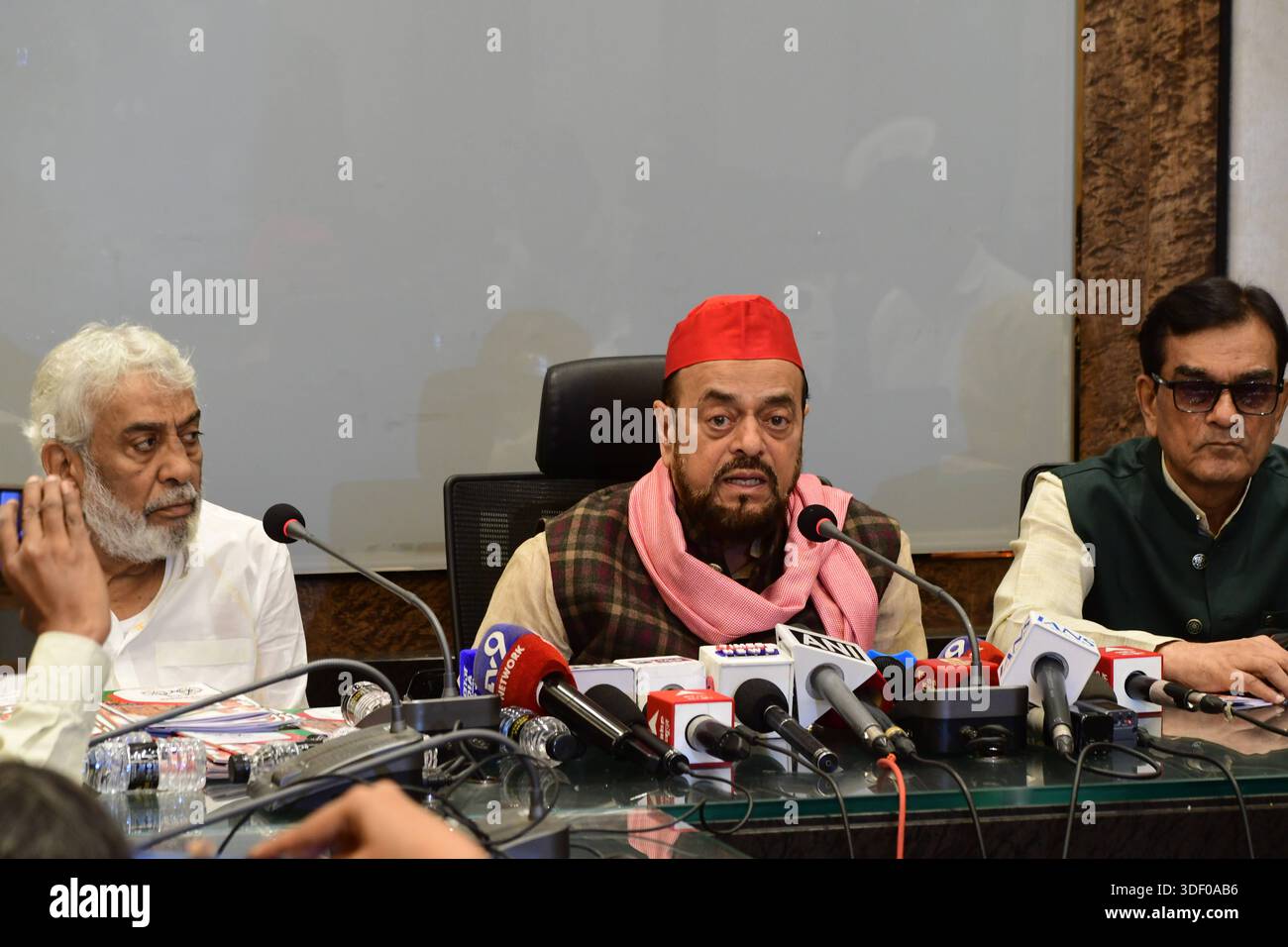 MUMBAI, INDIA - JANUARY 9: Samajwadi Party MLA Abu Asim Azmi during the ...