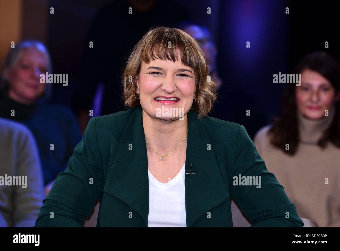 Anna-Lena Forster during the NDR Talk Show at NDR Studios on January 9 ...