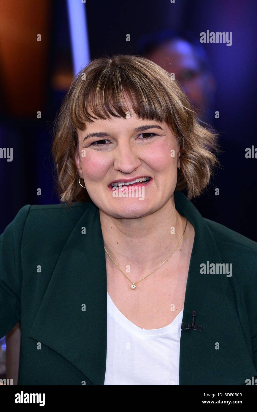 Anna-Lena Forster during the NDR Talk Show at NDR Studios on January 9 ...