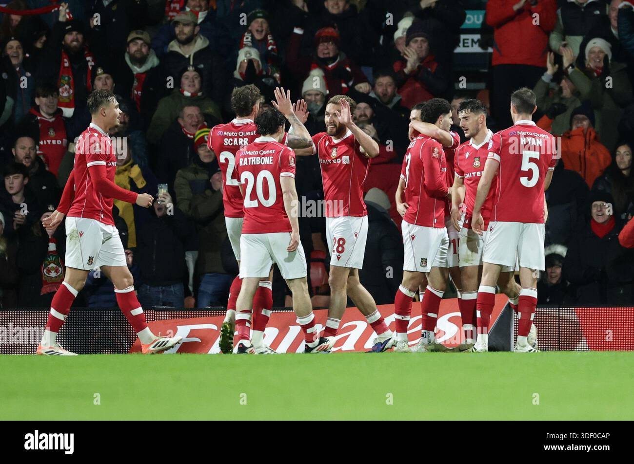 9th January 2026; Racecourse Ground, Wrexham, Wales; FA Cup Football ...