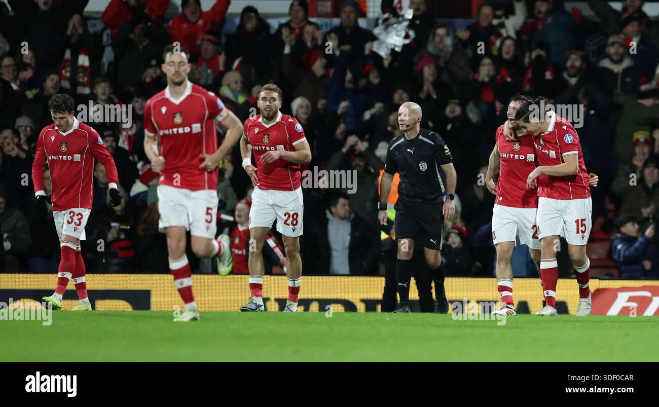 9th January 2026; Racecourse Ground, Wrexham, Wales; FA Cup Football ...