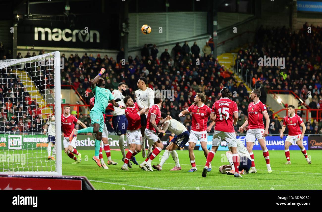 9th January 2026; Racecourse Ground, Wrexham, Wales; FA Cup Football ...