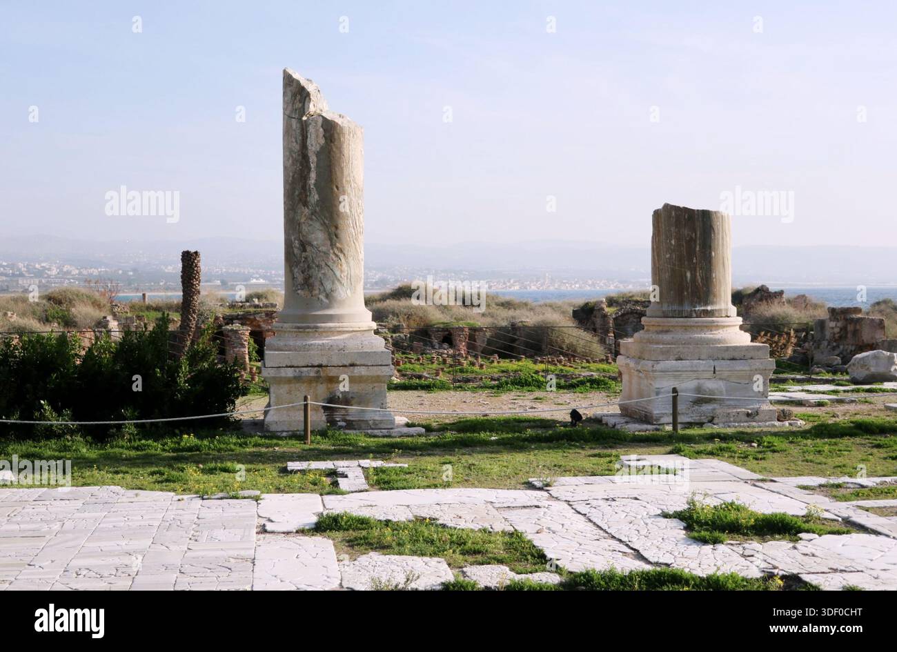 Shots of al Bass archaeological site, Tyr, South Lebanon, January 8 ...