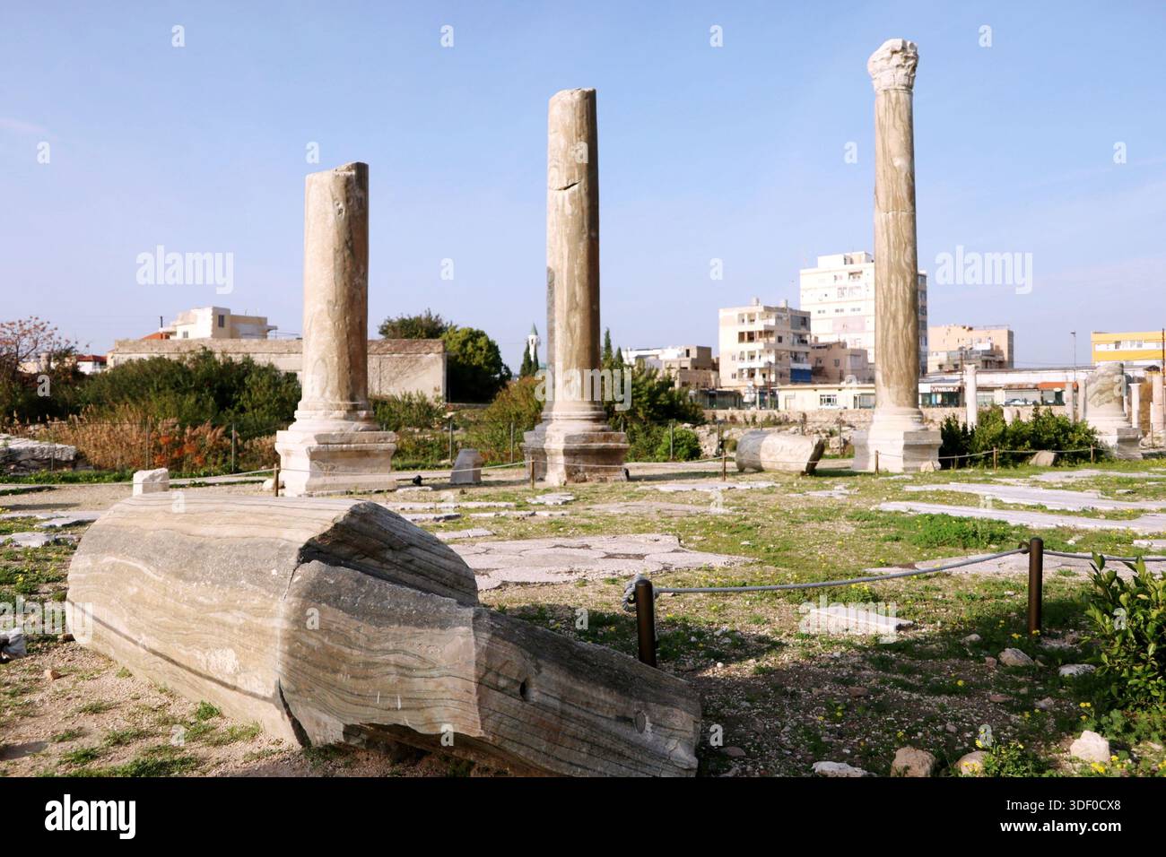 Shots of al Bass archaeological site, Tyr, South Lebanon, January 8 ...