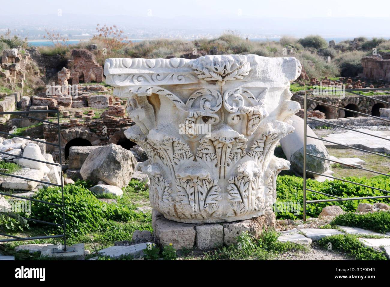 Shots of al Bass archaeological site, Tyr, South Lebanon, January 8 ...