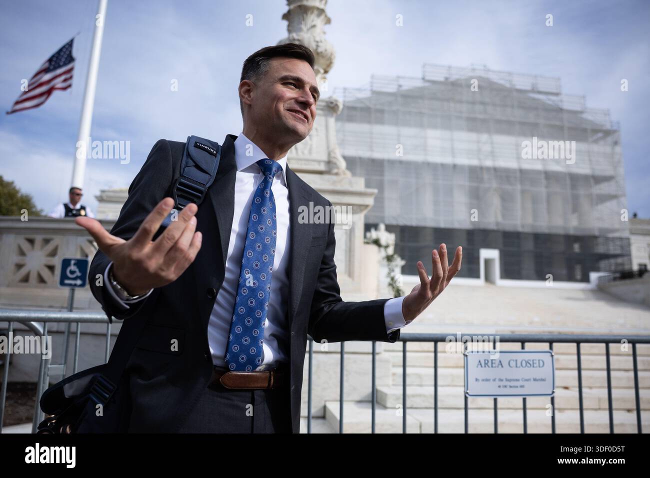 Oregon Attorney General Dan Rayfield is seen outside the U.S. Supreme ...
