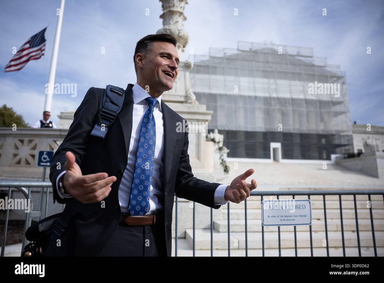 Oregon Attorney General Dan Rayfield is seen outside the U.S. Supreme ...