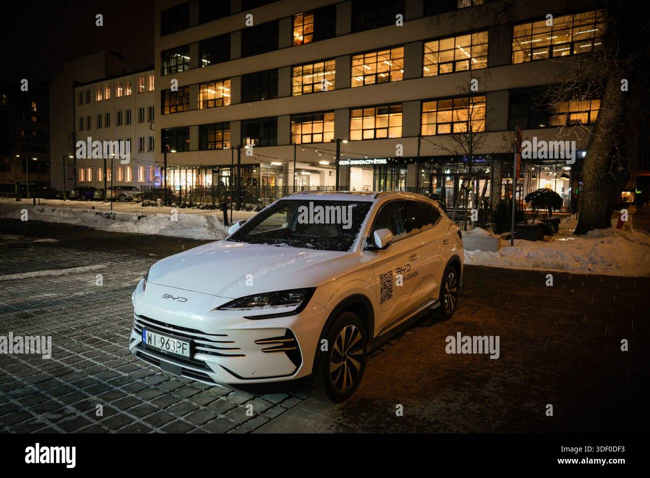 BYD cars are seen at a dealership in Warsaw, Poland on 09 January, 2026 ...