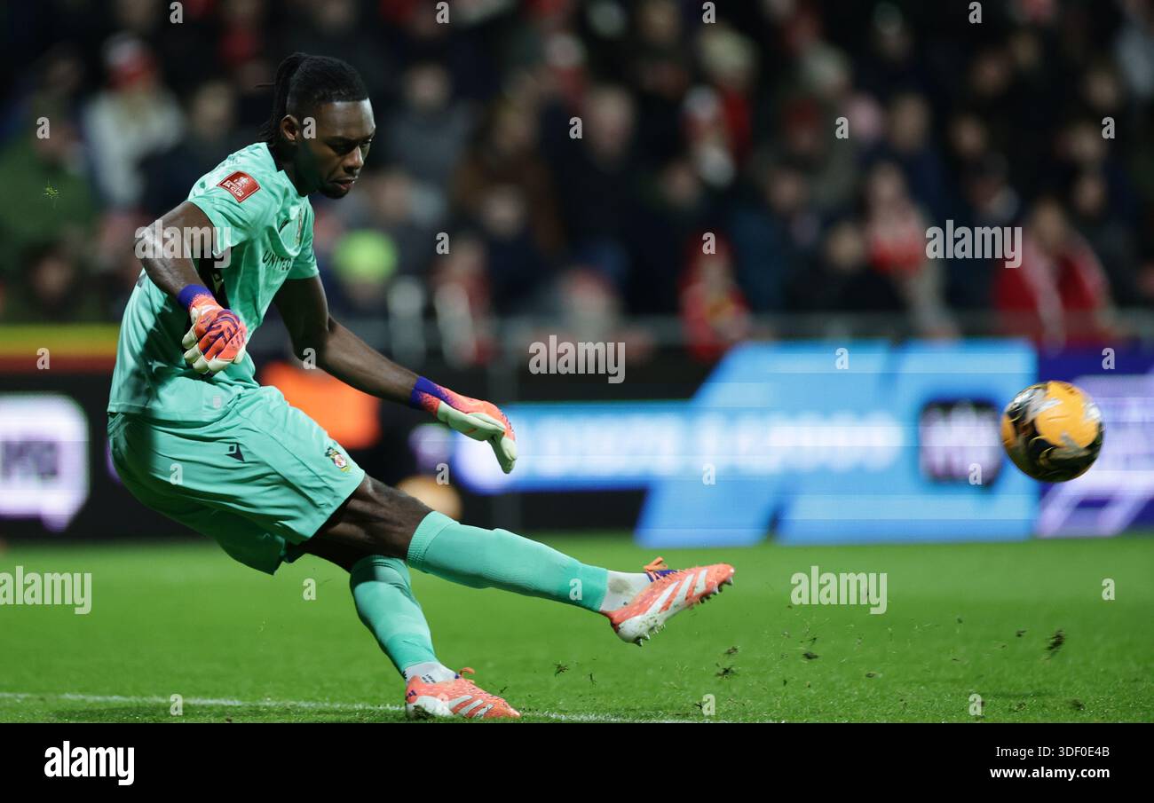 9th January 2026; Racecourse Ground, Wrexham, Wales; FA Cup Football ...