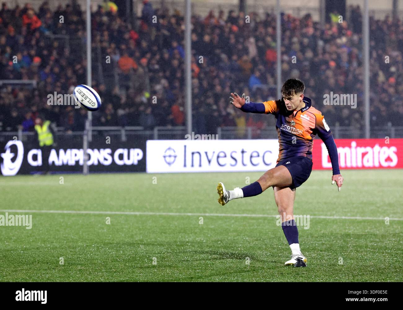 Edinburgh's Ross Thompson scores a conversion during the Investec ...