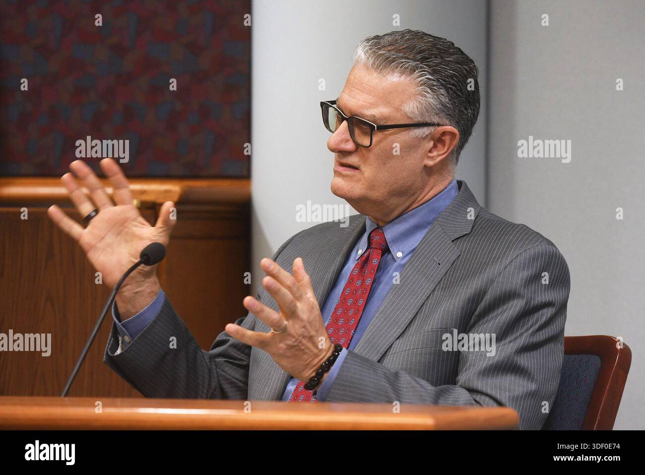 Former State Attorney Richard Colangelo Jr. testifies during the second ...