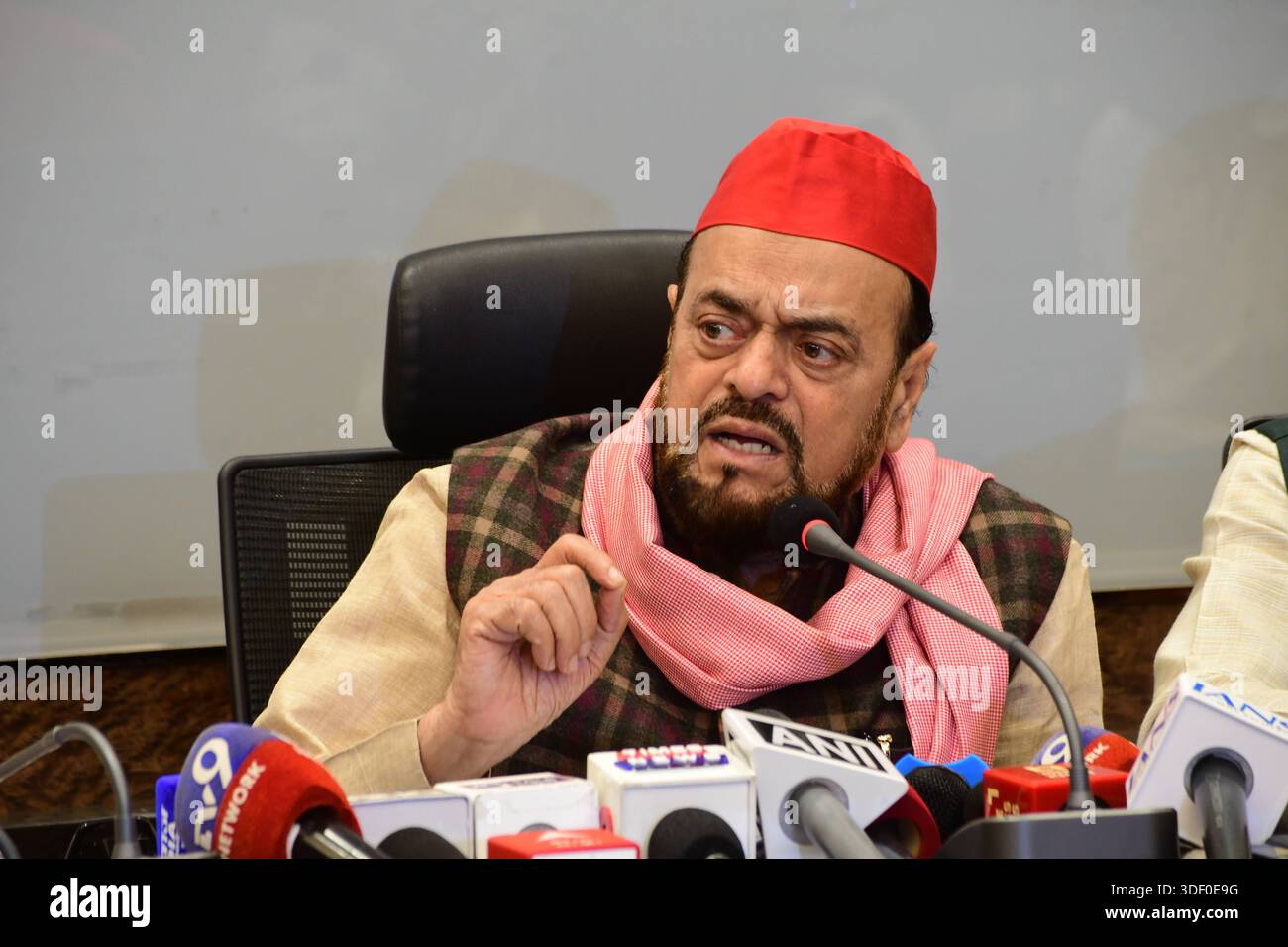 MUMBAI, INDIA - JANUARY 9: Samajwadi Party MLA Abu Asim Azmi during the ...