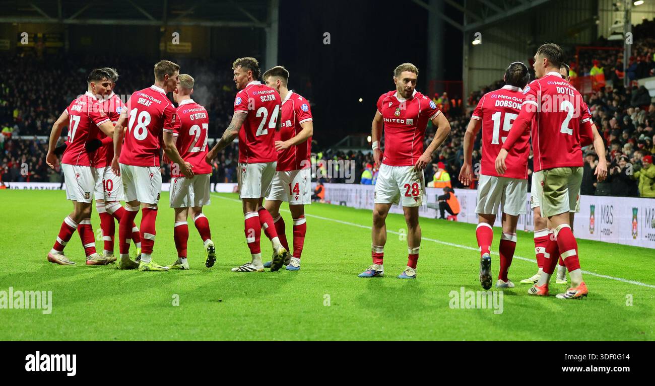 9th January 2026; Racecourse Ground, Wrexham, Wales; FA Cup Football ...