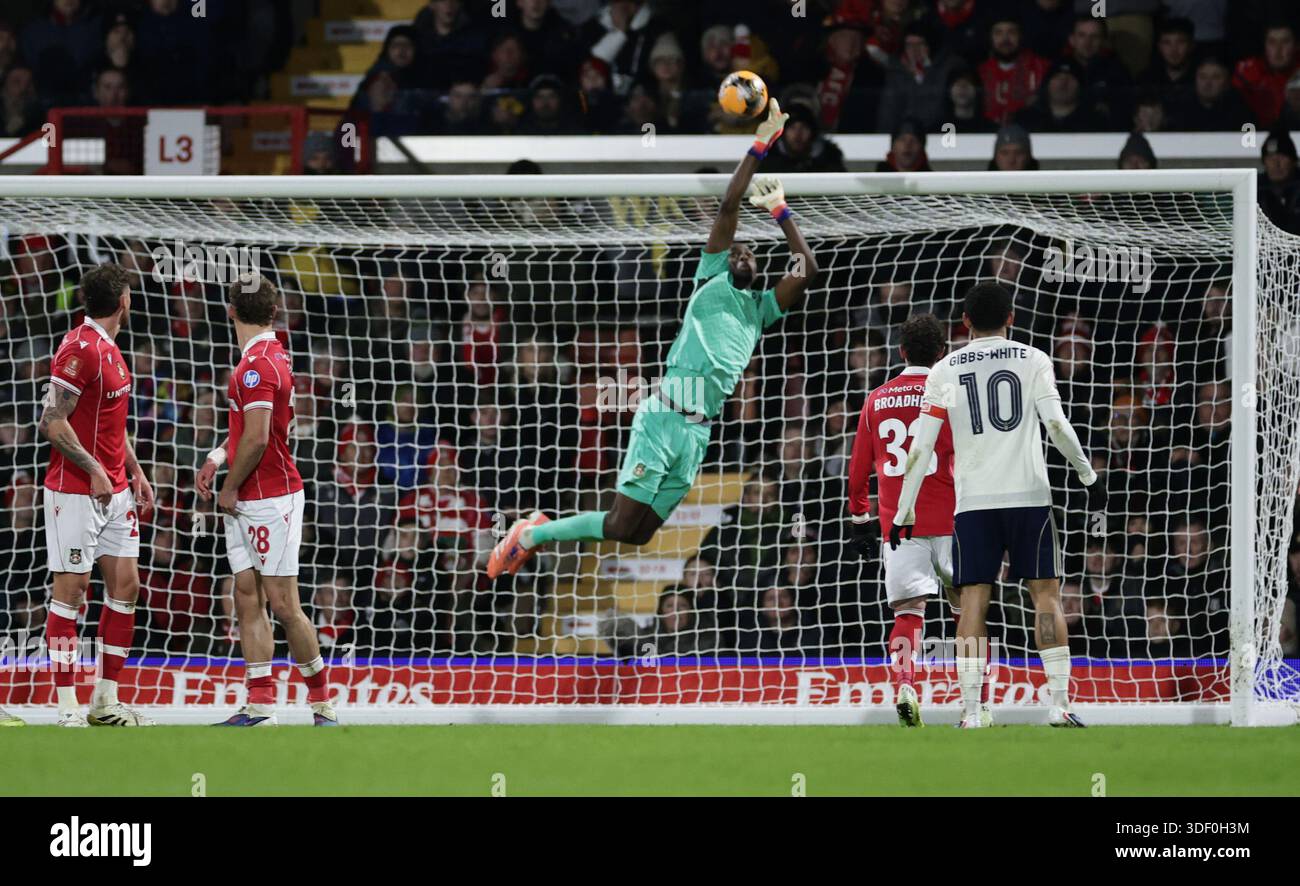 9th January 2026; Racecourse Ground, Wrexham, Wales; FA Cup Football ...