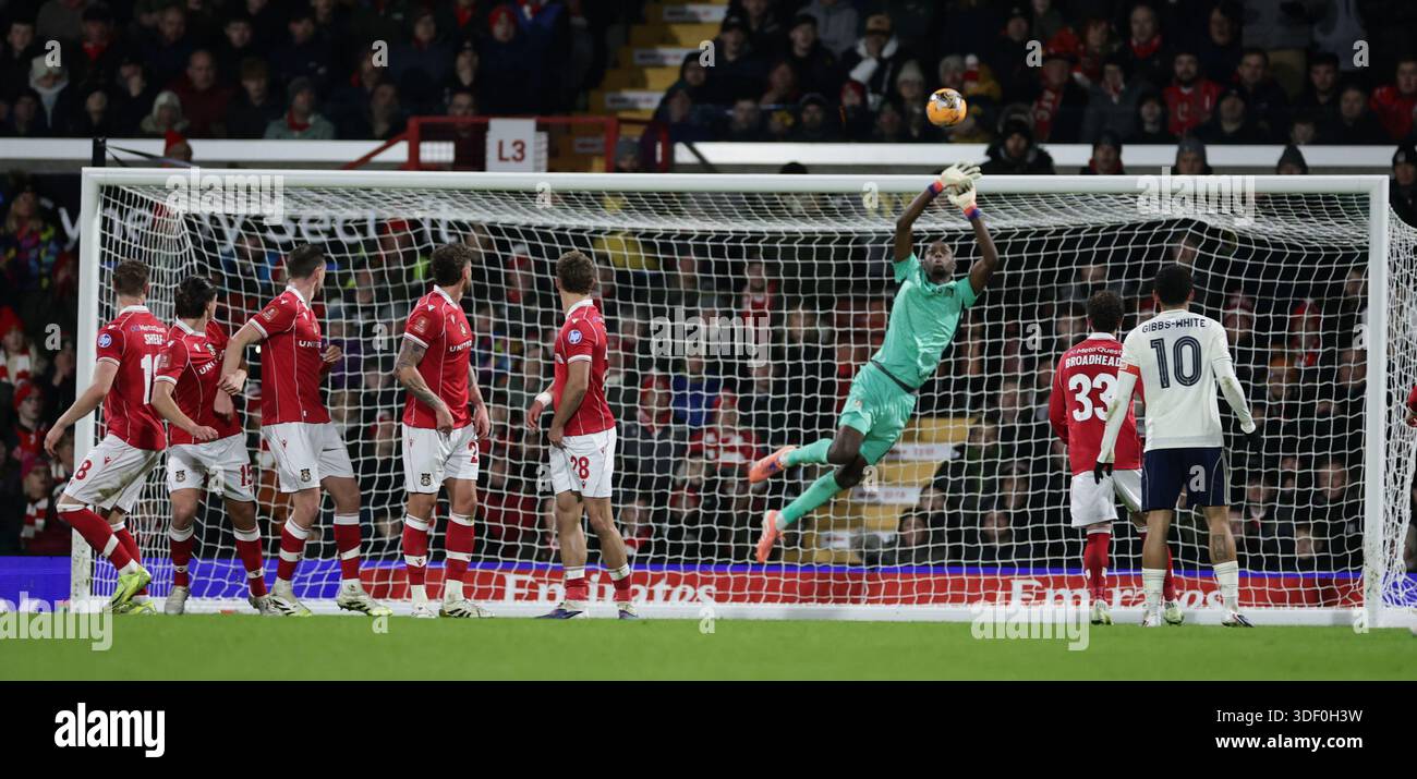 9th January 2026; Racecourse Ground, Wrexham, Wales; FA Cup Football ...