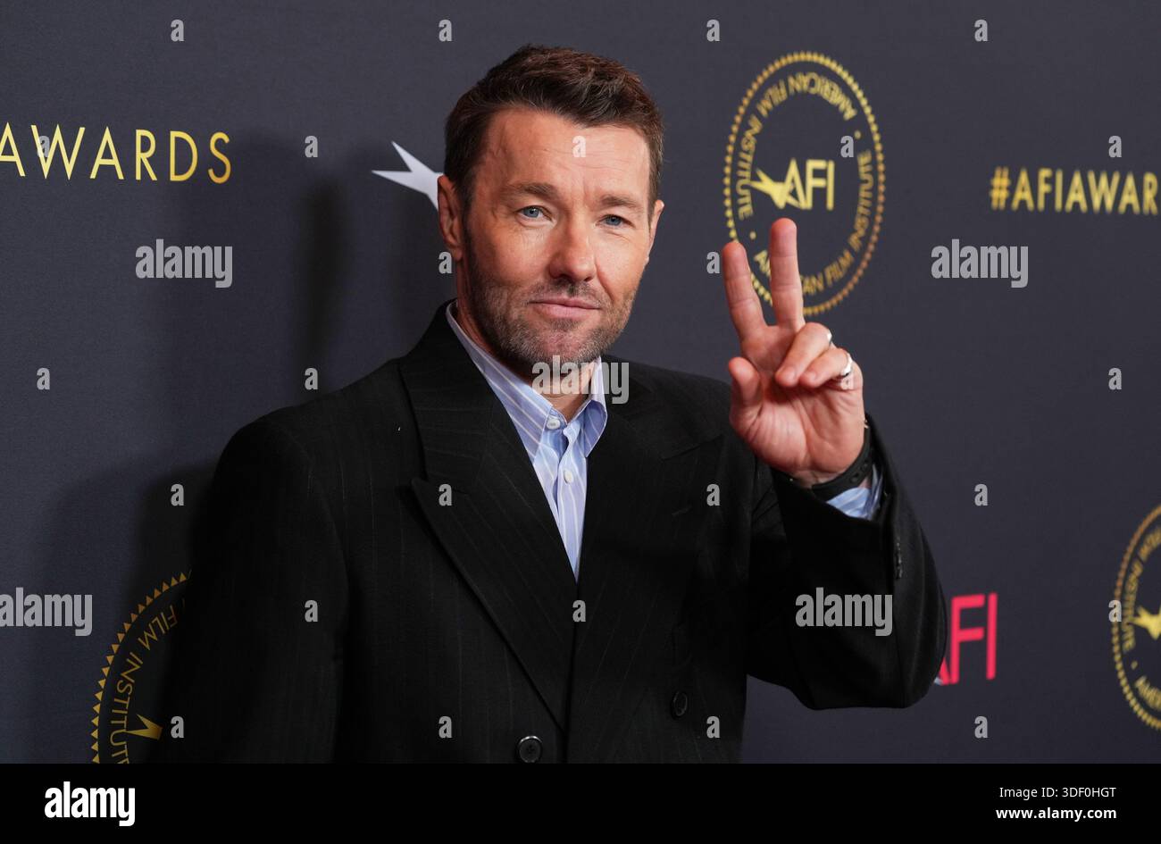Actor Joel Edgerton arrives at the AFI Awards on Friday, Jan. 9, 2026 ...