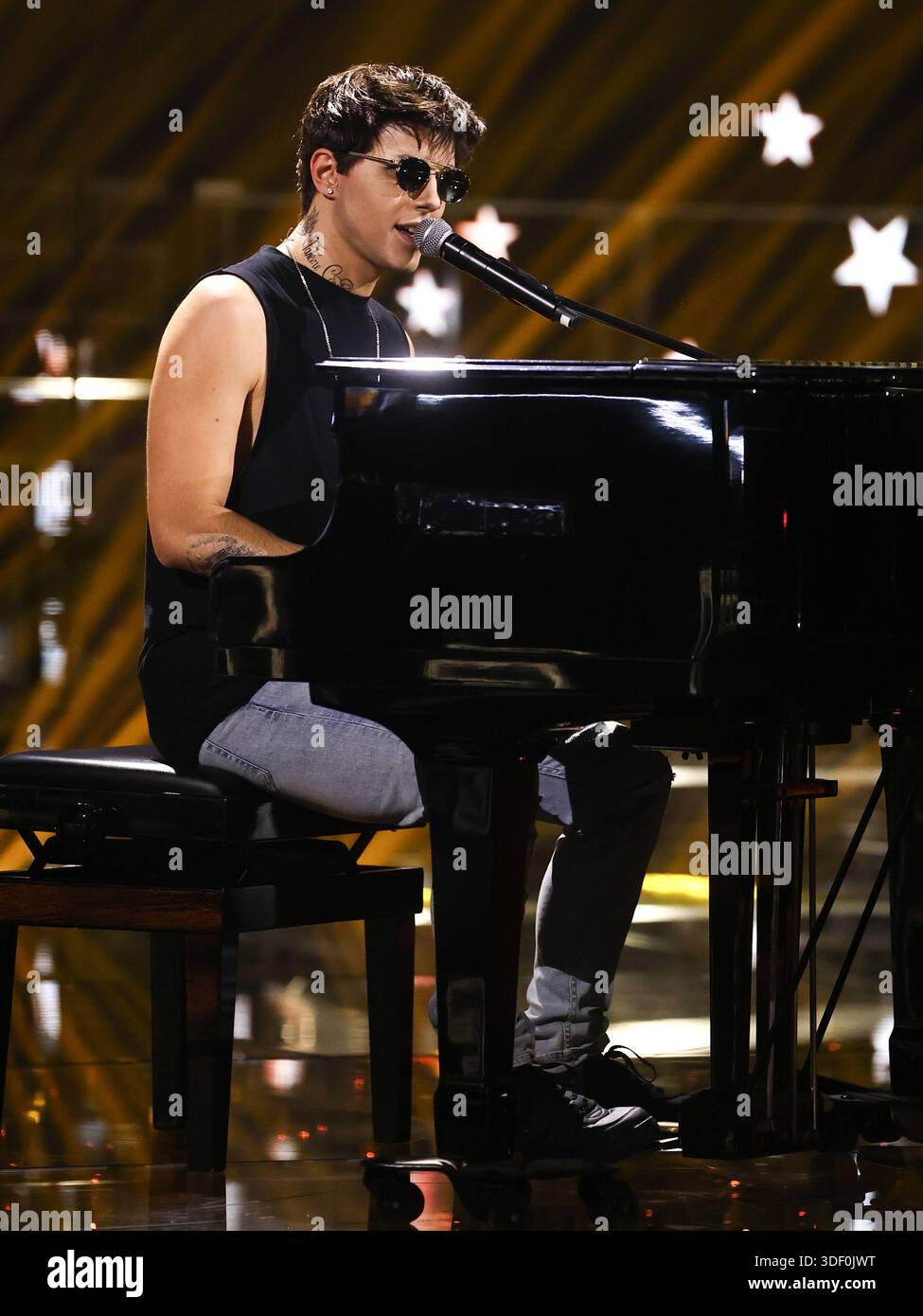 Rome, Rai studios formerly Dear, TV show "Tali e Quali." In the photo ...