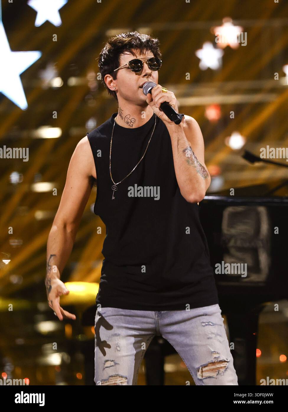 Rome, Rai studios formerly Dear, TV show "Tali e Quali." In the photo ...