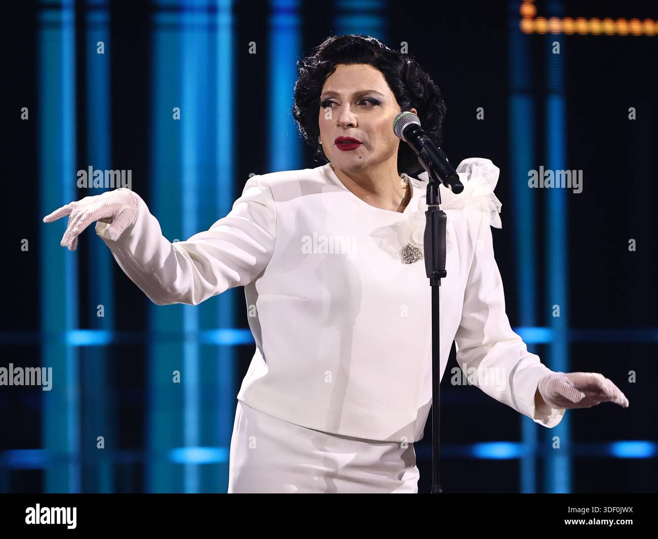 Rome, Rai studios formerly Dear, TV show "Tali e Quali." In the photo ...