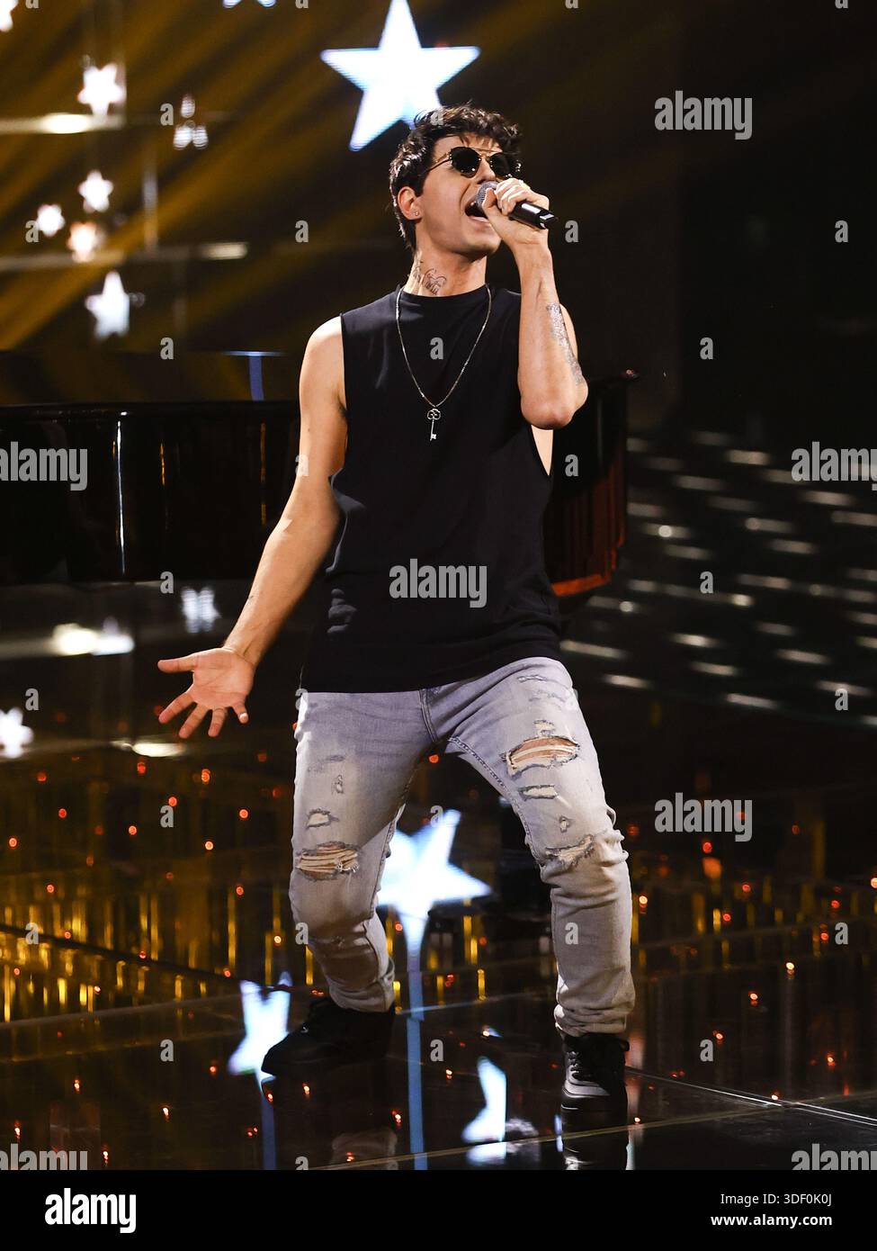 Rome, Rai studios formerly Dear, TV show "Tali e Quali." In the photo ...