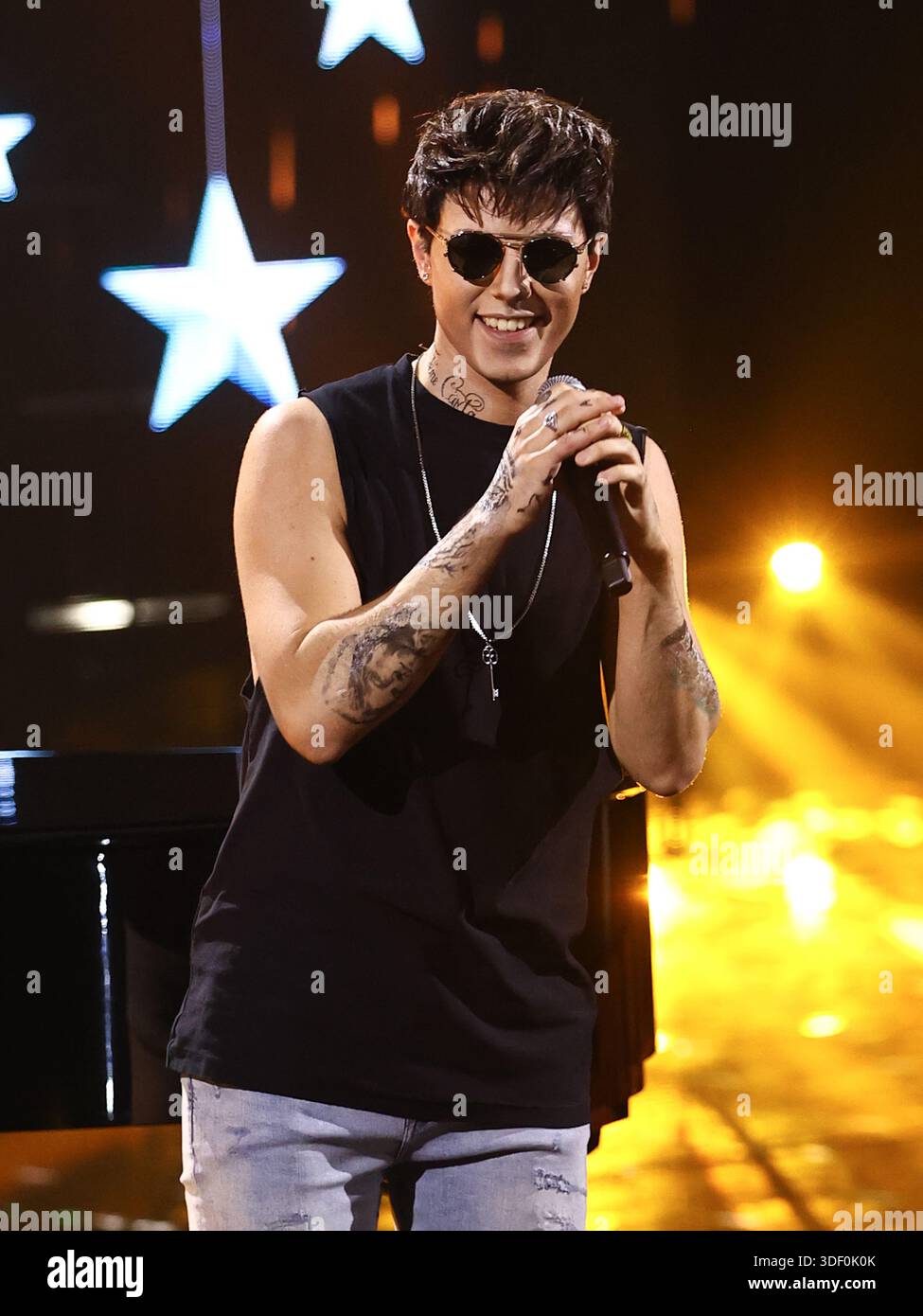 Rome, Rai studios formerly Dear, TV show "Tali e Quali." In the photo ...