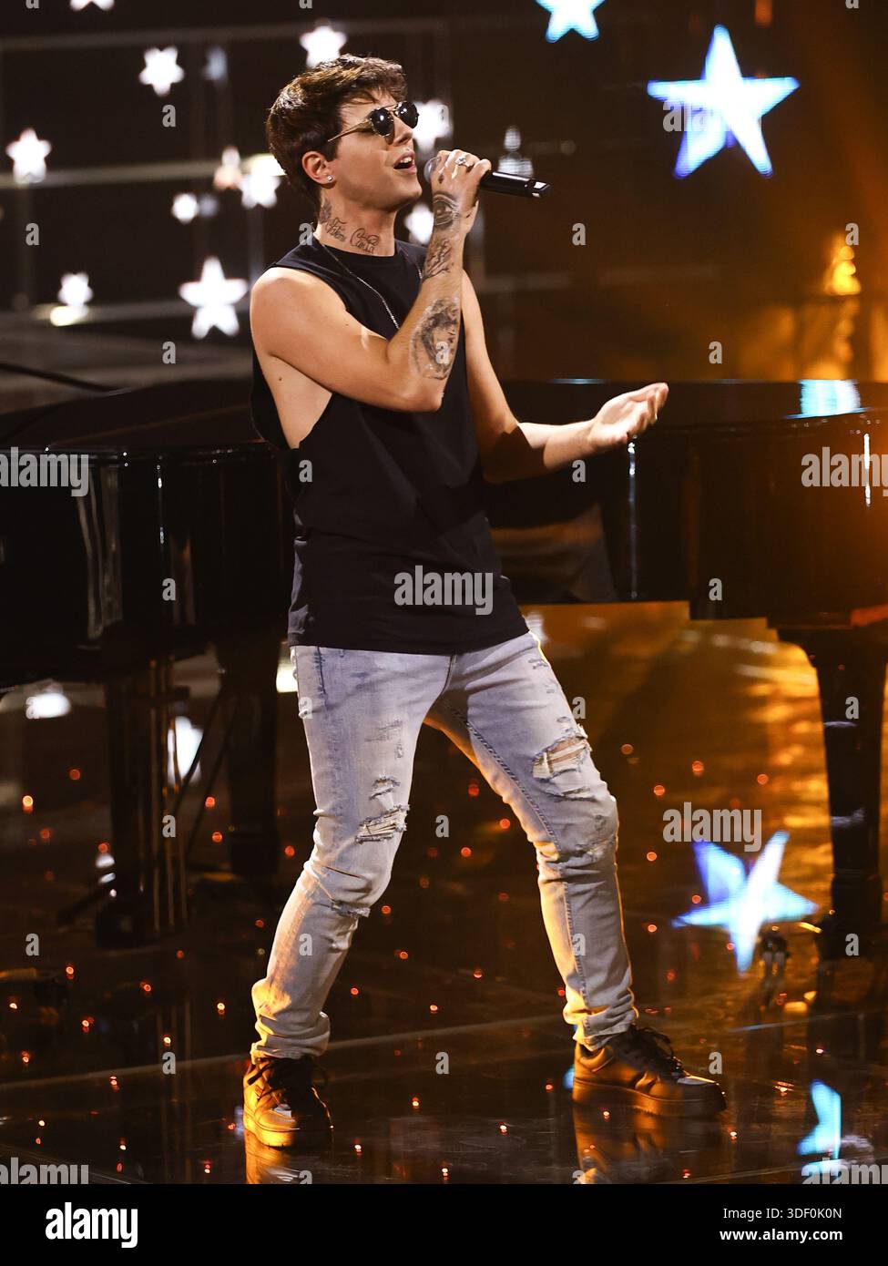 Rome, Rai studios formerly Dear, TV show "Tali e Quali." In the photo ...