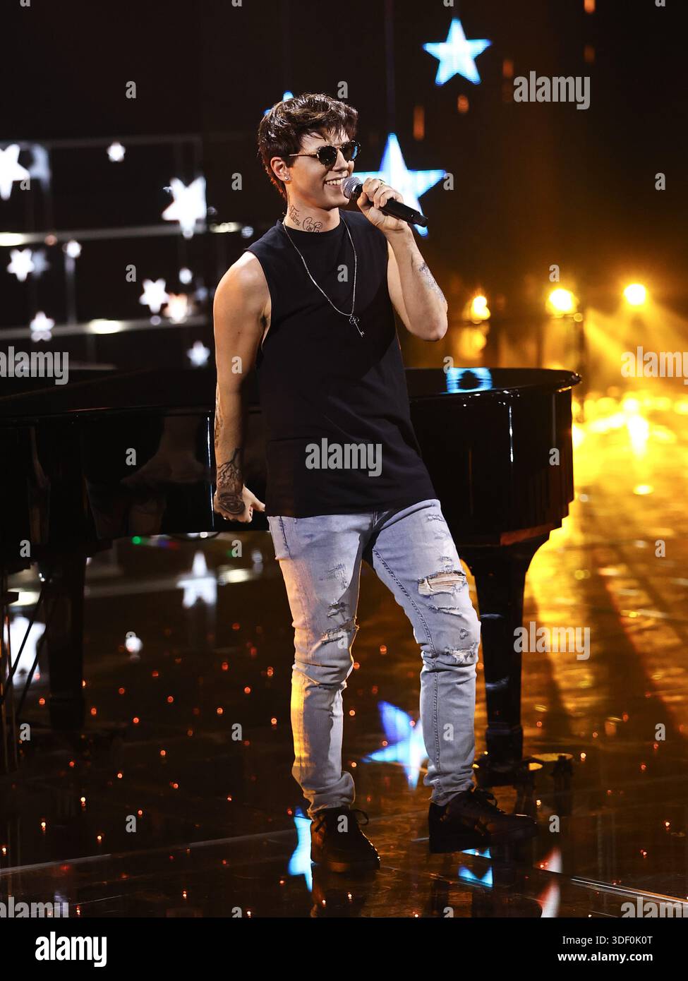 Rome, Rai studios formerly Dear, TV show "Tali e Quali." In the photo ...